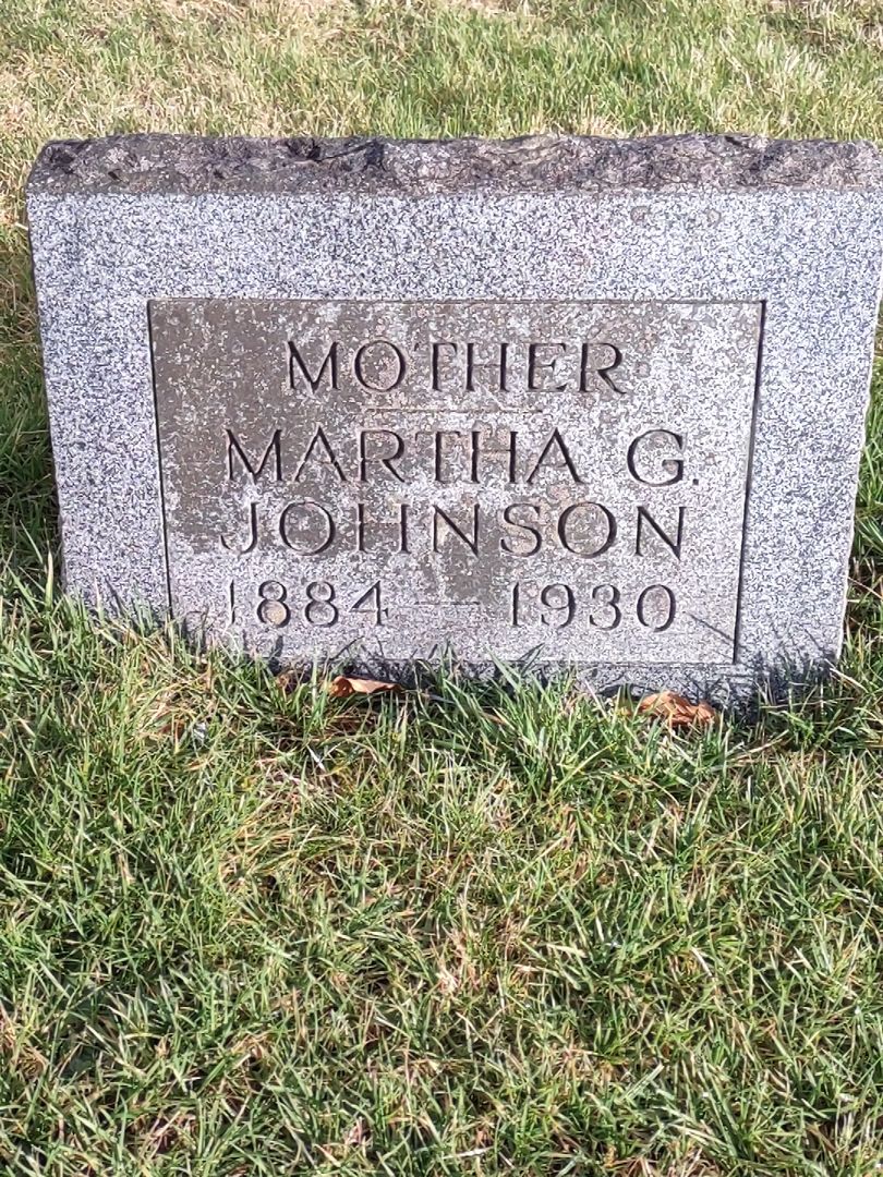 Martha G. Johnson (1884 - 1930) / Carnation Cemetery